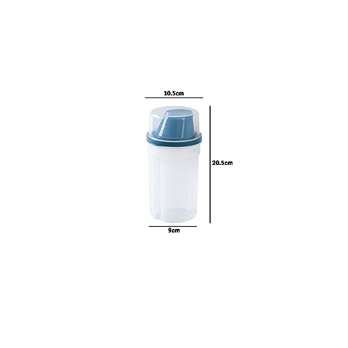 lasenersm 2 Pieces Laundry Detergent Dispenser Washing Powder Container Laundry Soap Dispenser Laundry Powder Detergent Storage Box Rice Container Cereal Container Grain Container(Multicolor, S)
