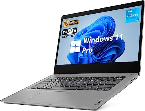 Lenovo IdeaPad 3 Laptop, 14" FHD Display, Dual-core Intel i3-1115G4, 20GB RAM, 1TB SSD, Webcam, HDMI, 4 in 1 Card Reader, Dolby Audio, WiFi 6, 7.5 Hours Battery Life, Windows 11 Pro, Grey, MarsPC