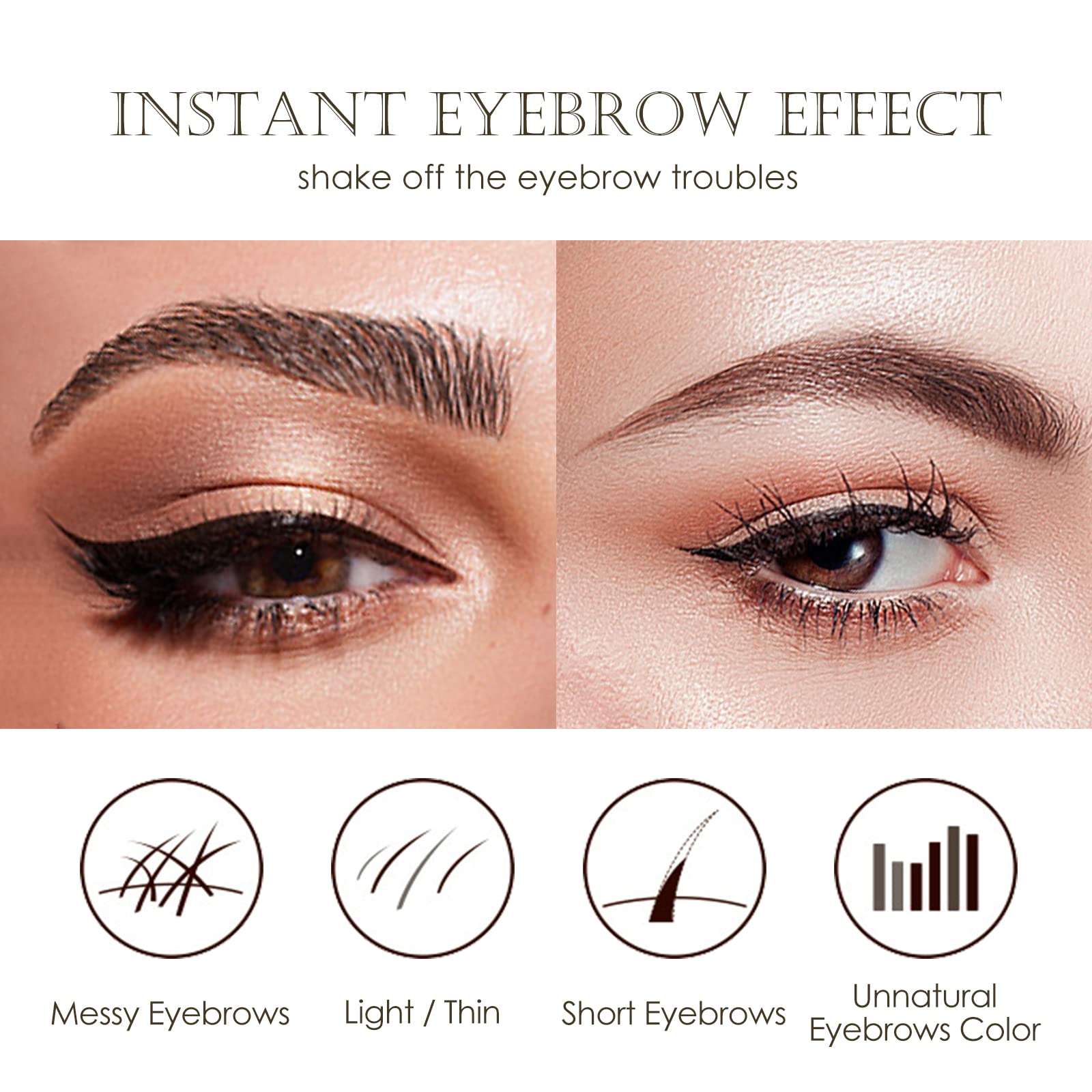Eyebrow Lamination Kit - Instant Brow Lamination Kit DIY at Home, Professional Eyebrow Lamination,Eyebrow Perm Kit & Eyebrow Lift Kit Easy to Use,Fuller Thicker & Fluffy Brows Lasts Up to 6 weeks