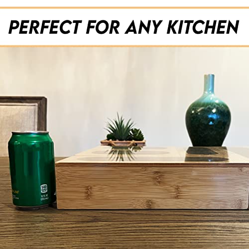 Waratah Home Bamboo Storage Bag Organizer - 5 Pc Magic Bag Organizer for Kitchen and Drawer, Compatible with Gallon, Quart, Sandwich, Snack and Variety Size Bag (Pack of 5)