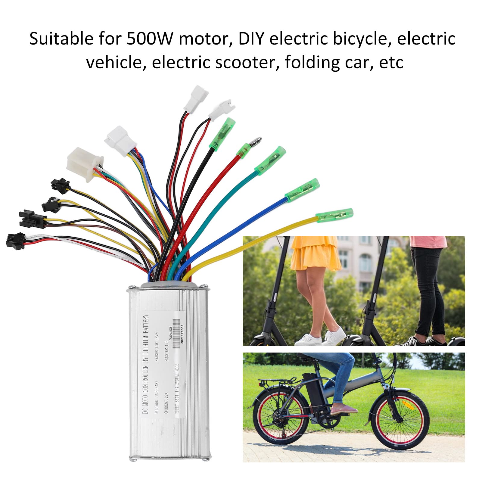 Electric Bike Conversion Kit, Good Heat Dissipation 36V 48V Controller Display Good Toughness with OMT‑M3 Display for Electric Vehicle