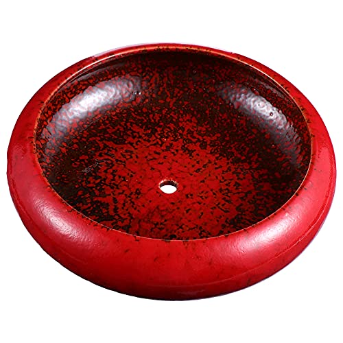Funny Flower Pots Succulent Planters 1PC Retro Large Round Succulent Planter Pots Hydroponic Ceramic Vessel with Hole Bonsai Planter Bowl Plant Container Succulent Planter Bonsai Planter