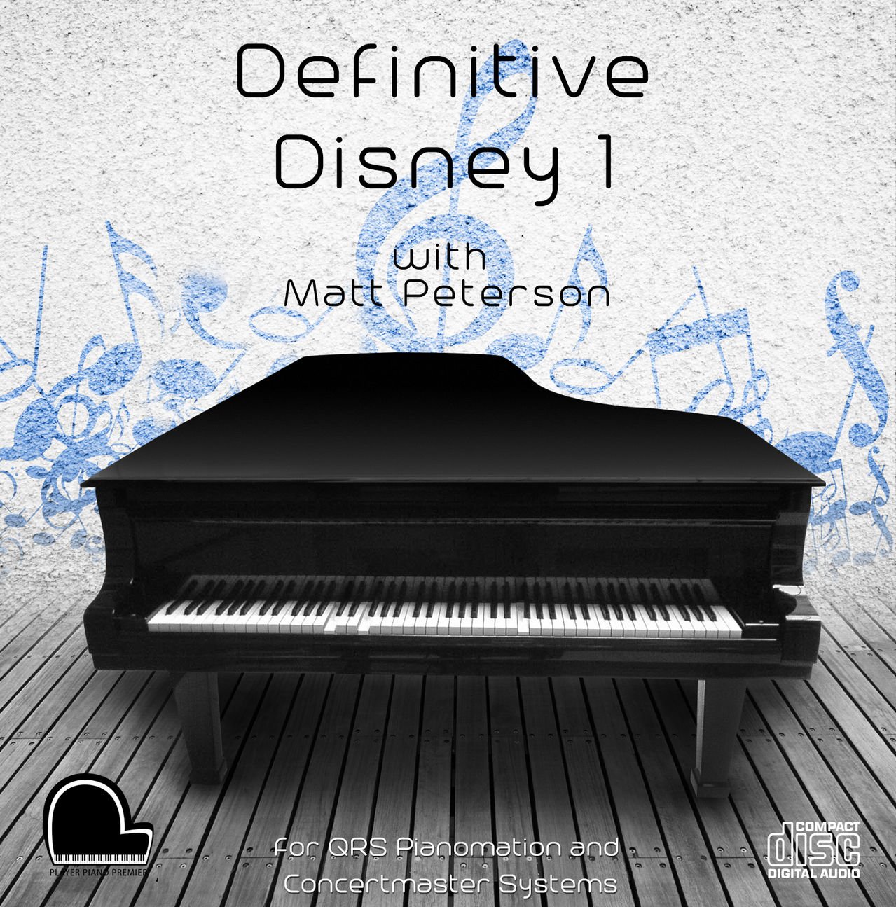 Definitive Disney 1 - QRS Pianomation and Baldwin Concertmaster Compatible Player Piano CD