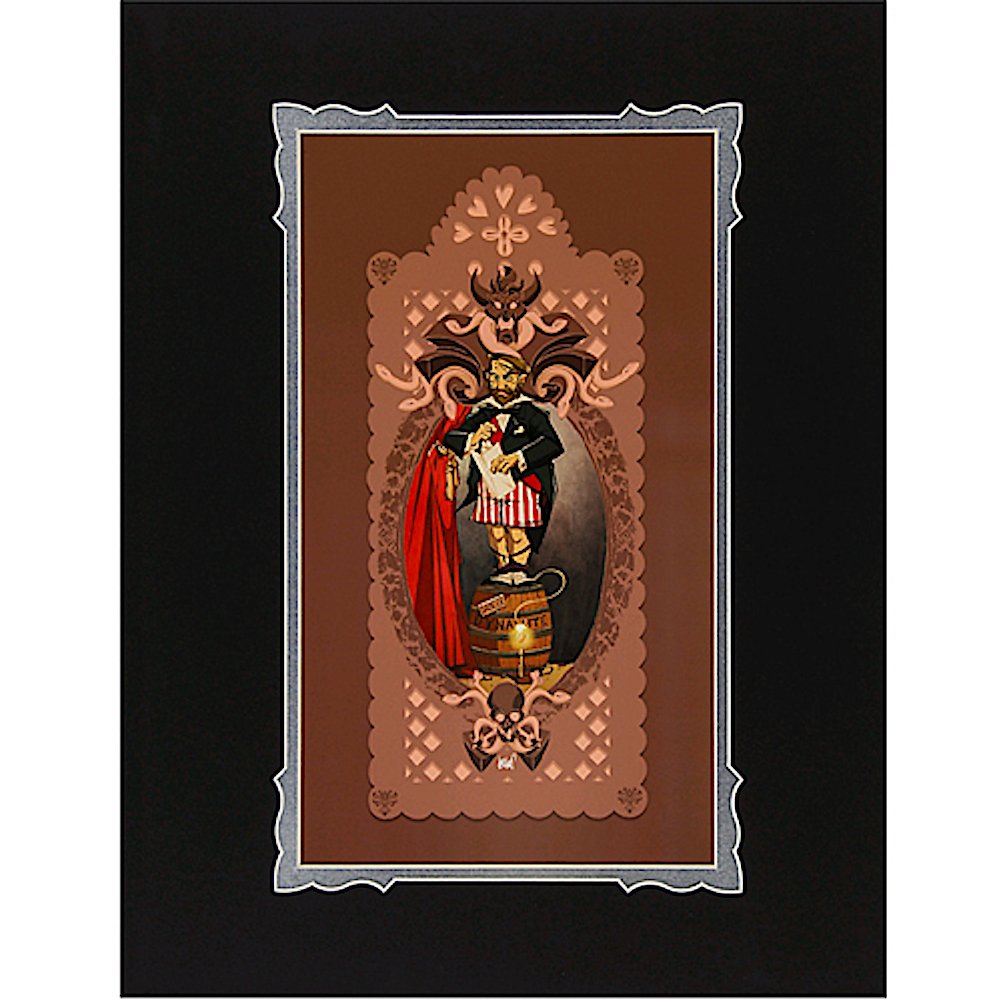 Disney Haunted Mansion Print - Papel Picado Dynamite By Francisco Herrera Wonderground Gallery