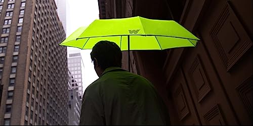 Weatherman Travel Umbrella - Windproof Compact Umbrella - Strong and Resists Up to 45 MPH Winds and Heavy Rain - Great Mini Umbrella For Backpack (Deep Ocean)