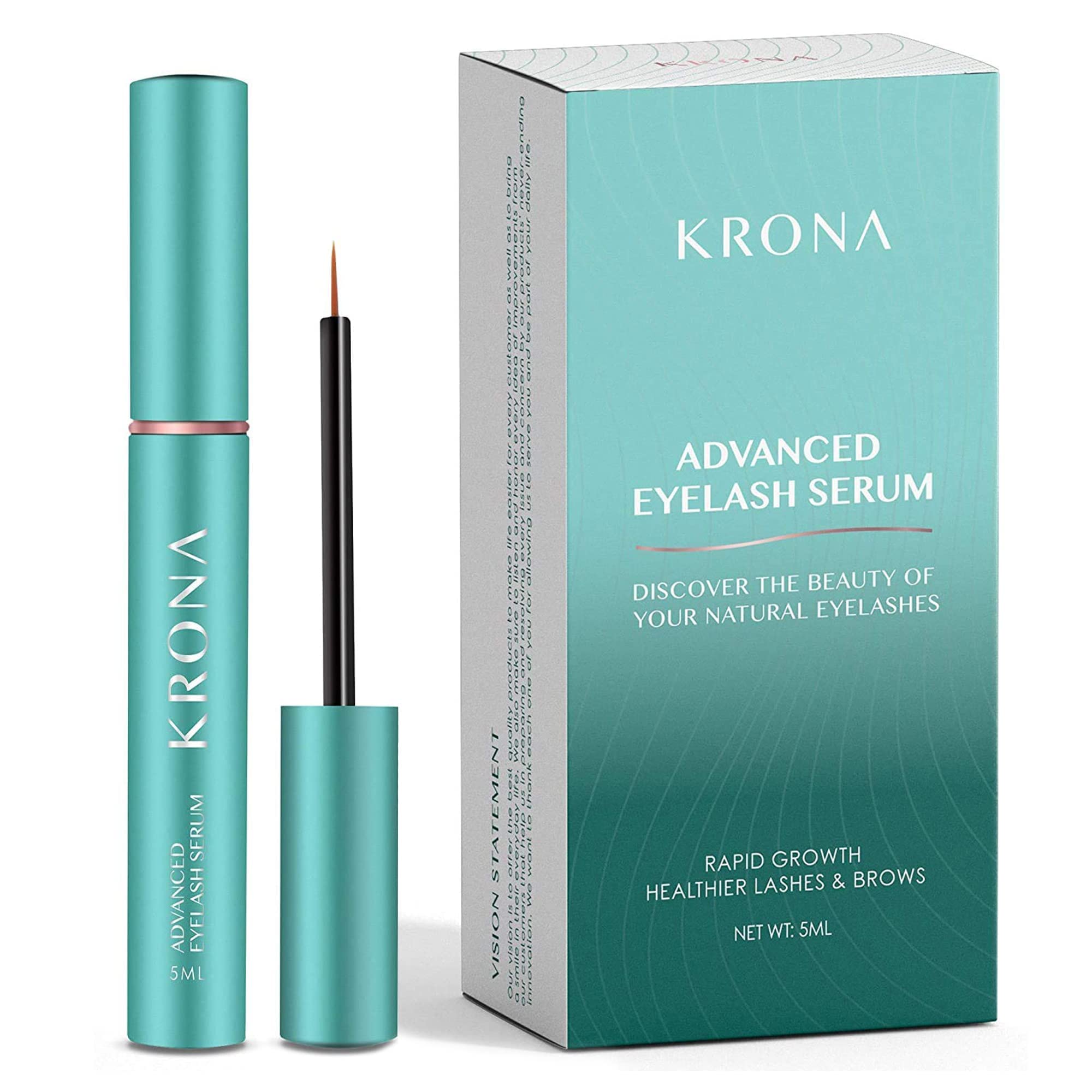 Eyelash Growth Serum Eyebrow Growth Serum, Lash Serum for Eyelash Growth Fast, Advanced Eyelash Serum to Boost Fuller Thicker, Longer, Healthier, Stronger Lashes & Brows