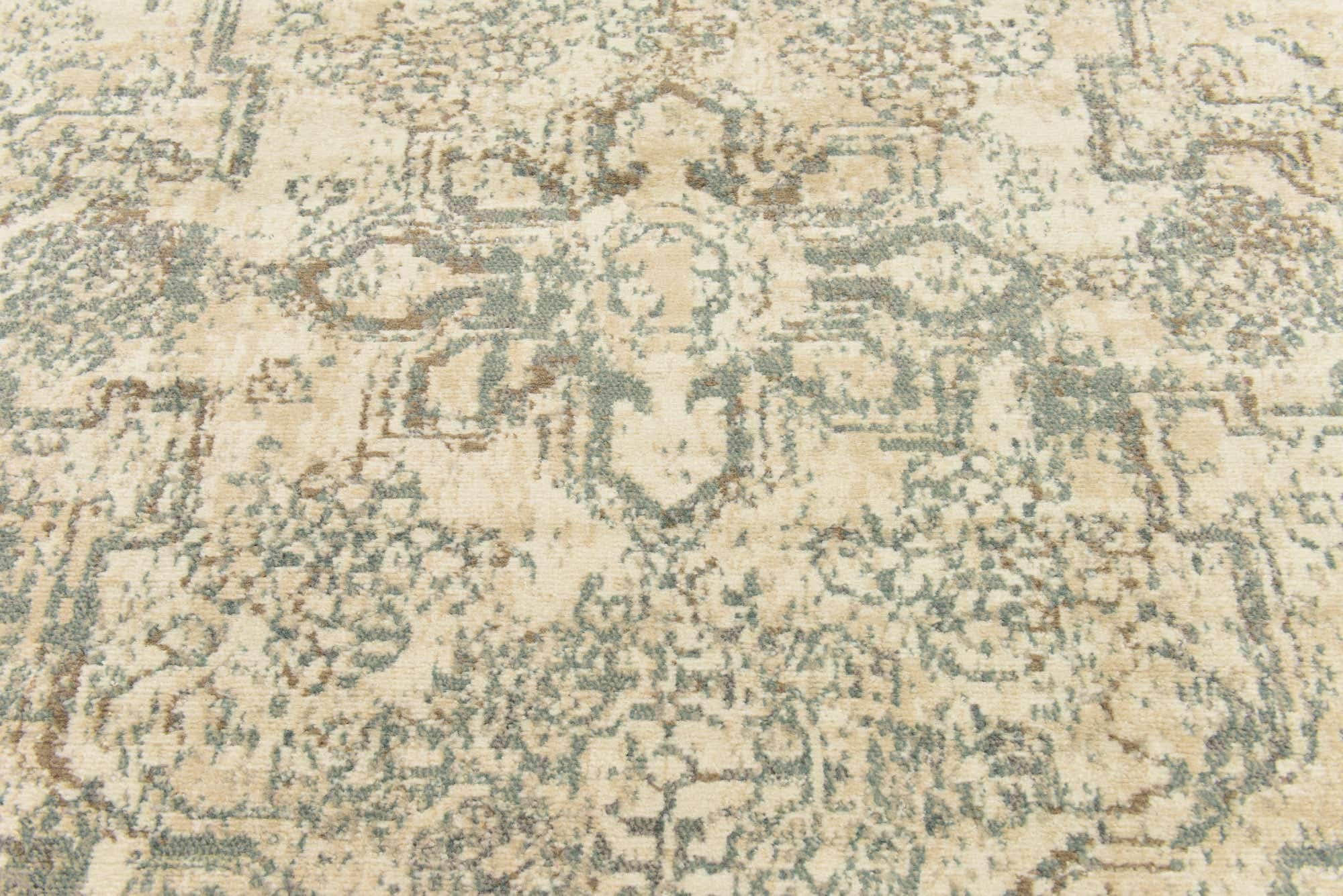 Unique Loom Tuareg Collection Area Rug - Sandstorm (8'Square, Multi/ Gray)