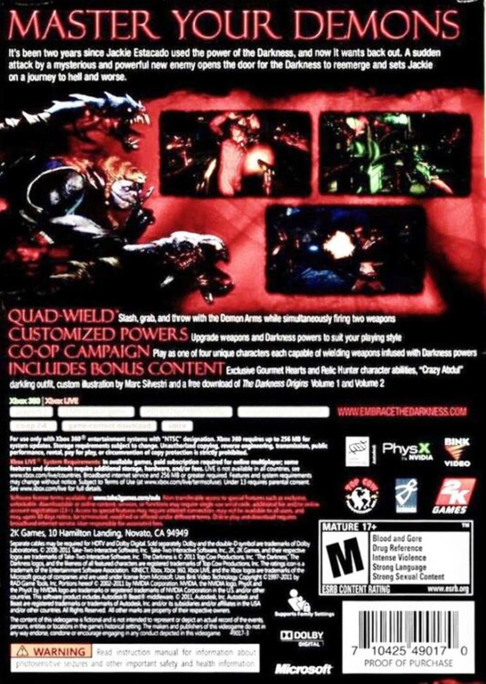 The Darkness II - Xbox 360