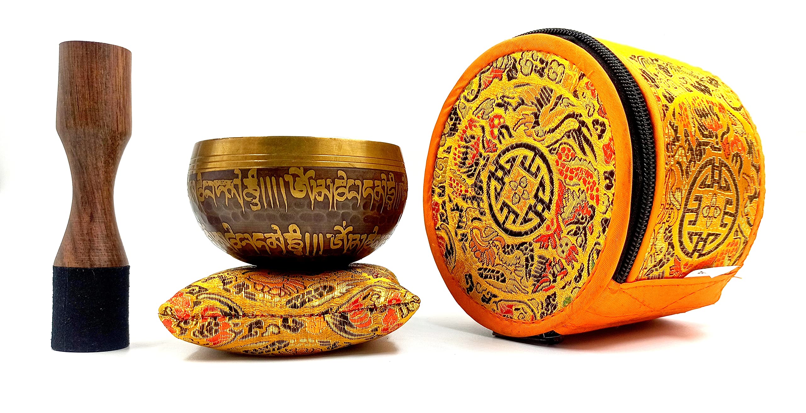 DivineCrafts Tibetan Singing Bowl for Mindfulness, Meditation and Healing Premium Quality RC002 0