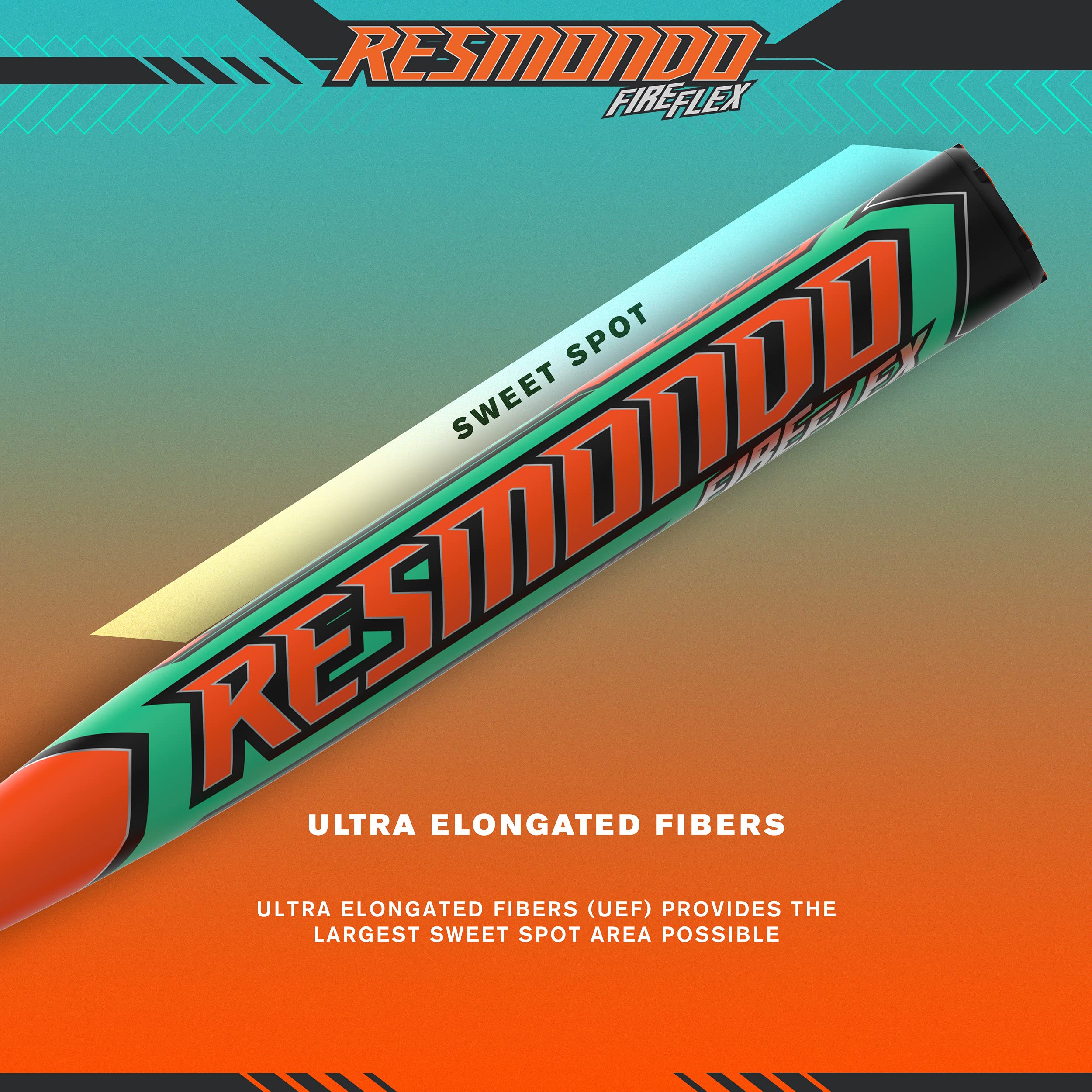 Easton RESMONDO Softball Bat, End Loaded, 12.75 in Barrel, USSSA, ISA & NSA, 34in x 26.5oz