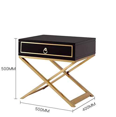 HIGOH Bedside Table Bedside Table Luxury Bedroom Nightstand Living Room Side Table Coffee Table Corner Cabinet Bedside Locker