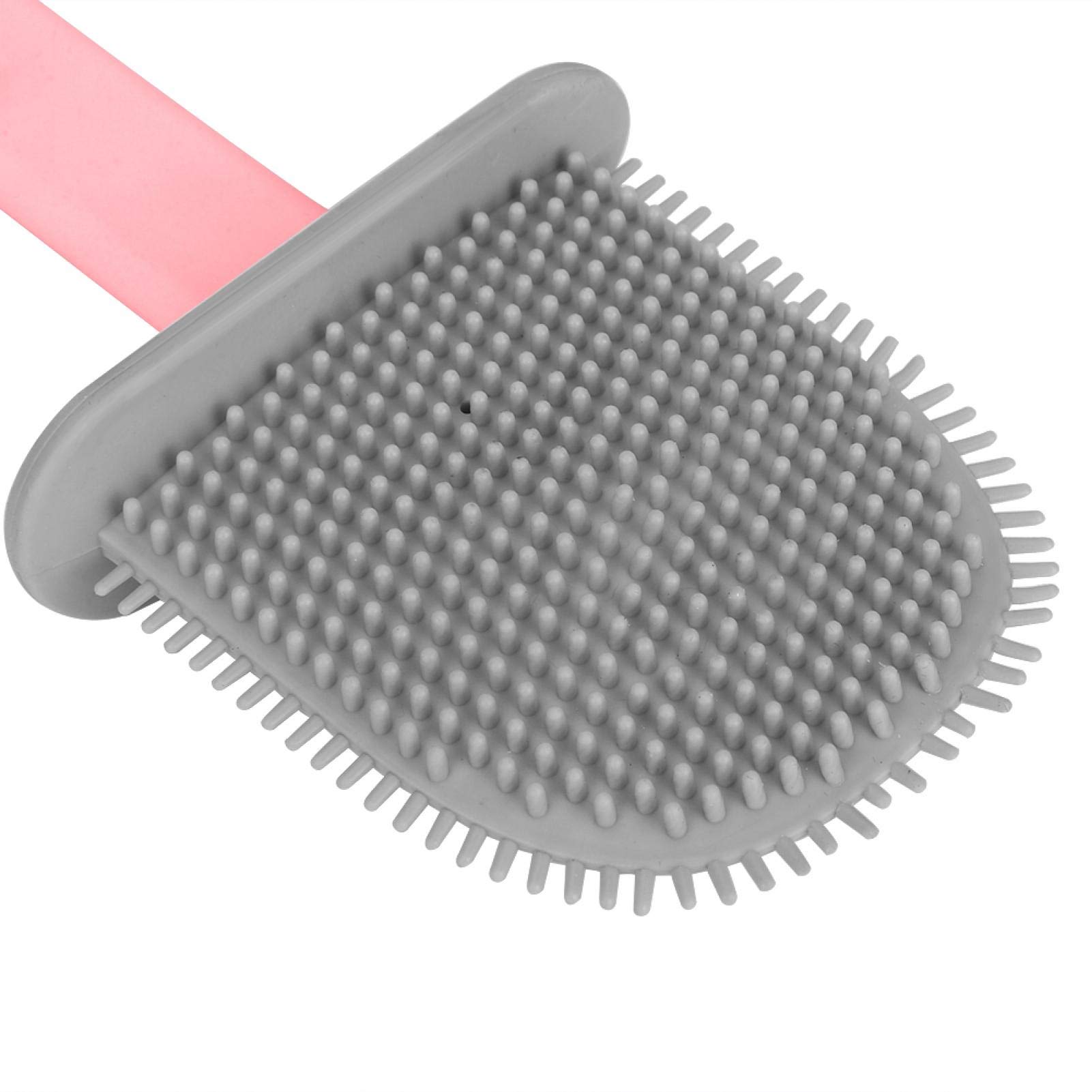 Emoshayoga Creative Toilet Brush Brush Set for Decration(Pink)
