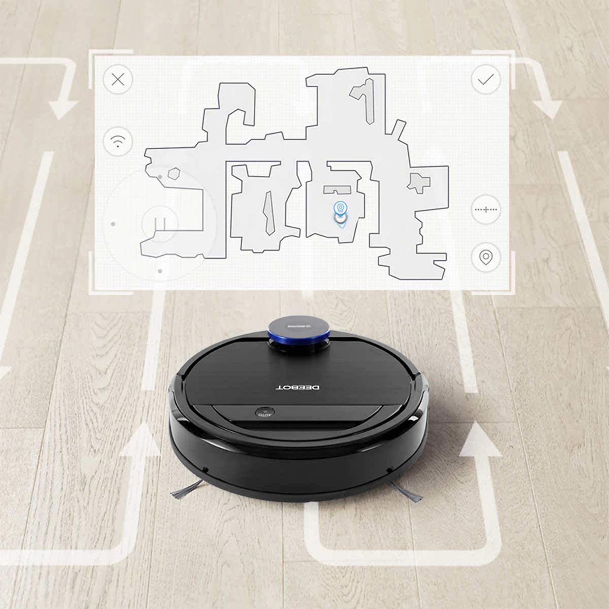 Ecovacs OZMO 937 Robot Vacuum, Black