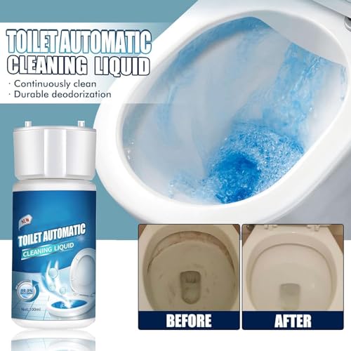 ELEUA Splash Foam Toilet Cleaner,Automatic Powerful Foam Cleaner,Natural Toilet Cleaner,Easy to Use,For Home Bathroom Toilet Decontamination (3PCS/300ML)