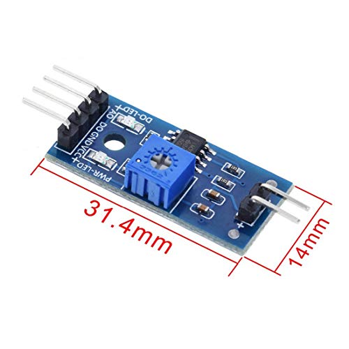 HiLetgo 5pcs LM393 3.3V-5V Soil Moisture Detect Sensor Soil Moisture Sensor Soil Hygrometer Detection for Arduino Automatic Watering System Robot Smart car
