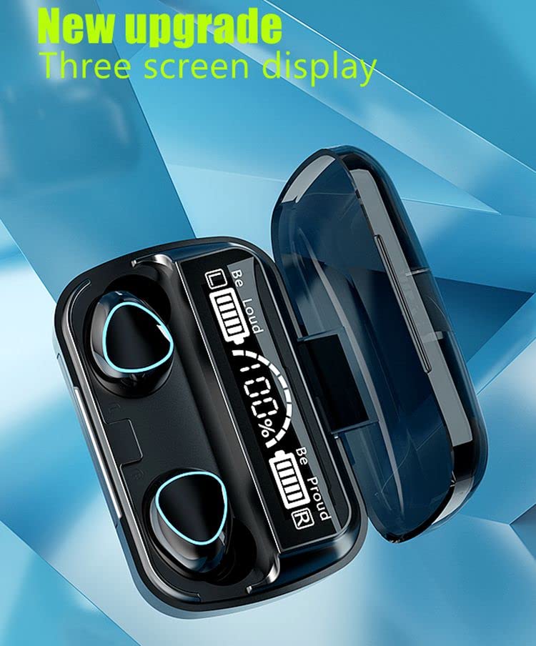 M10 TWS Wireless in-Ear Headphone Earphone Sports Waterproof Touch Headset with LED Display