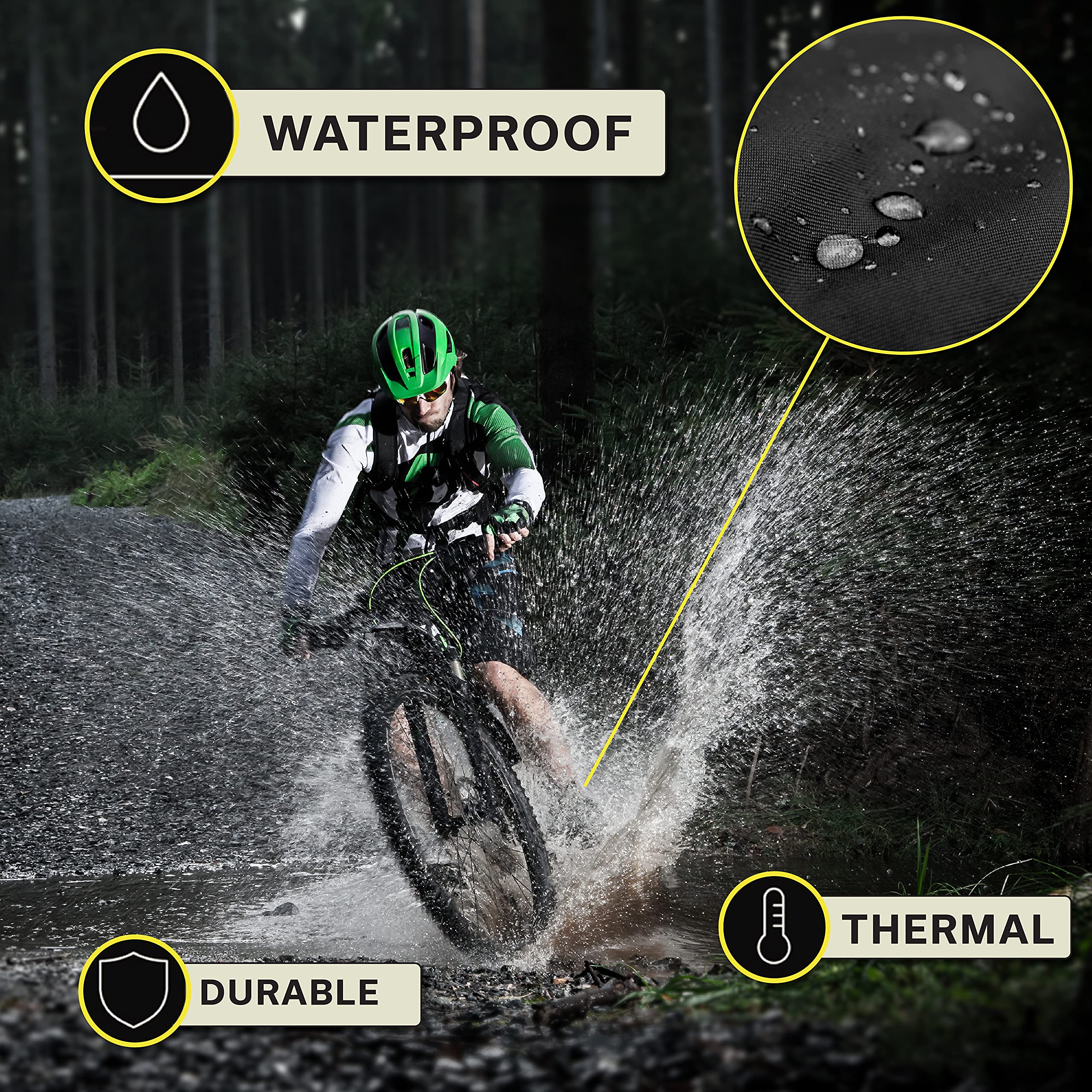 DAKY Waterproof Socks - Phantom X | Men & Womenβs outdoor socks for cycling, hiking, running and climbing
