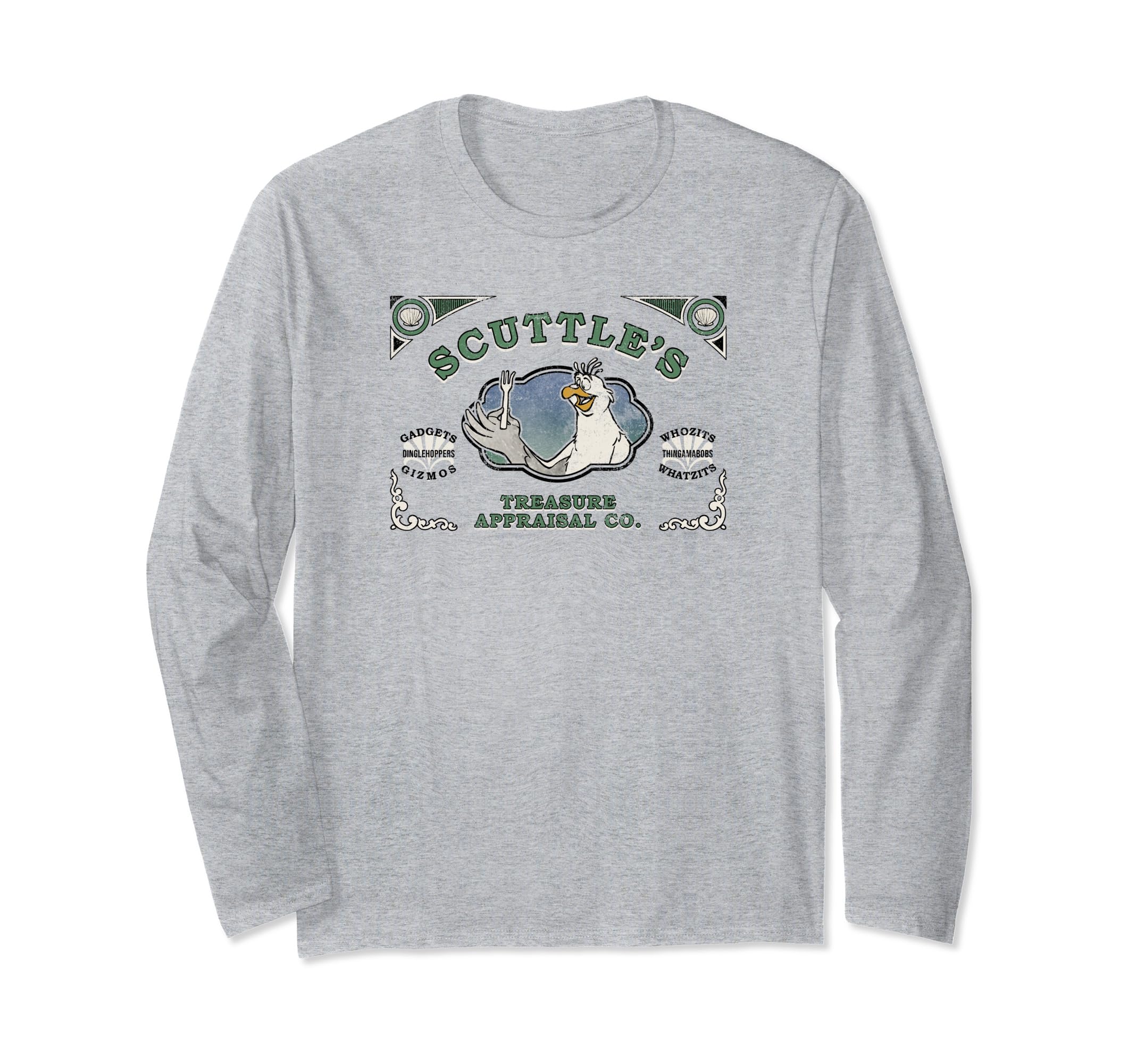 Disney The Little Mermaid Scuttle's Treasure Appraisal Co. Long Sleeve T-Shirt