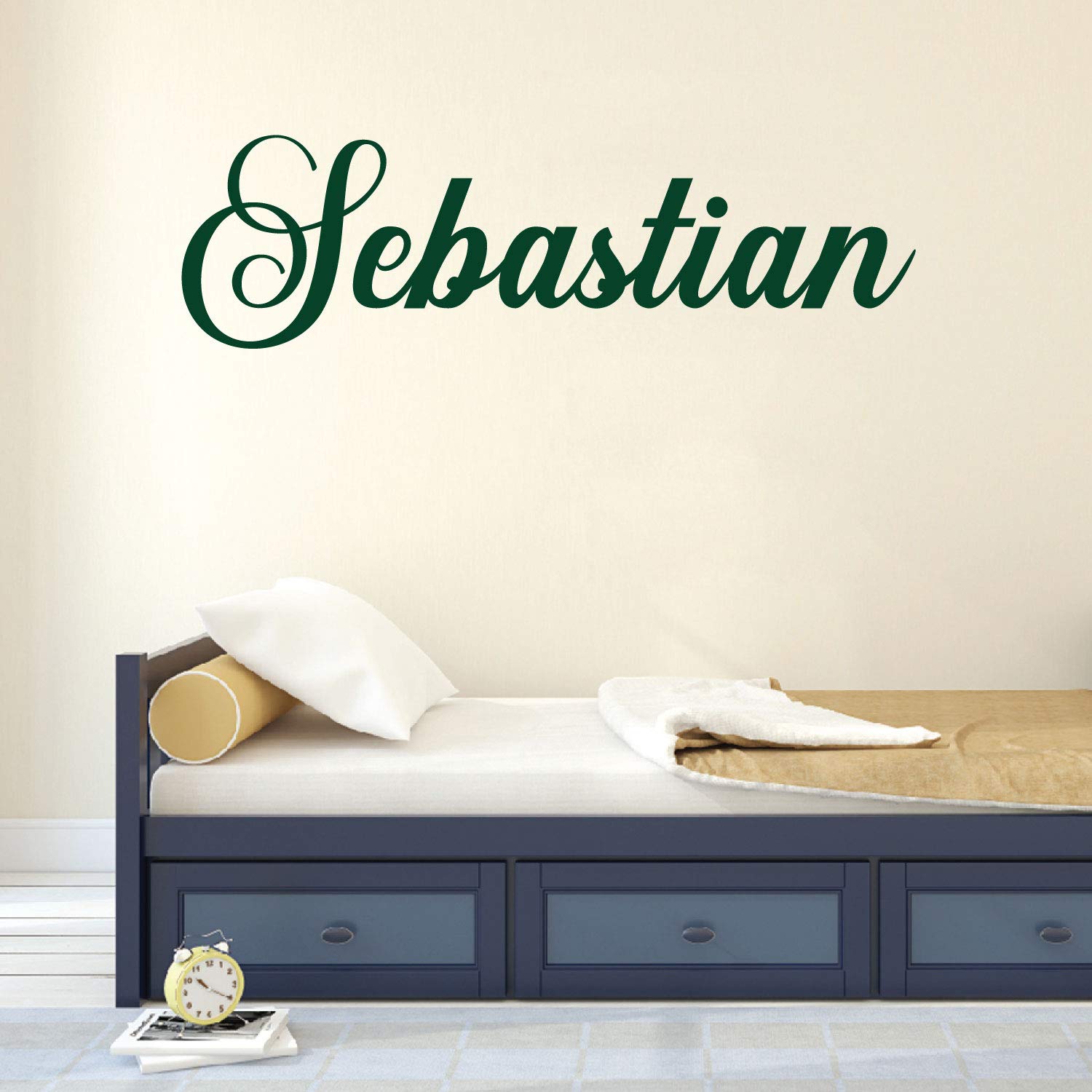 Multiple Font Custom Name Nursery Wall Decal Vinyl Sticker | Home Décor | Custom Kids Room Decal | Bedside Decals | Children’s Room| Car | Laptop