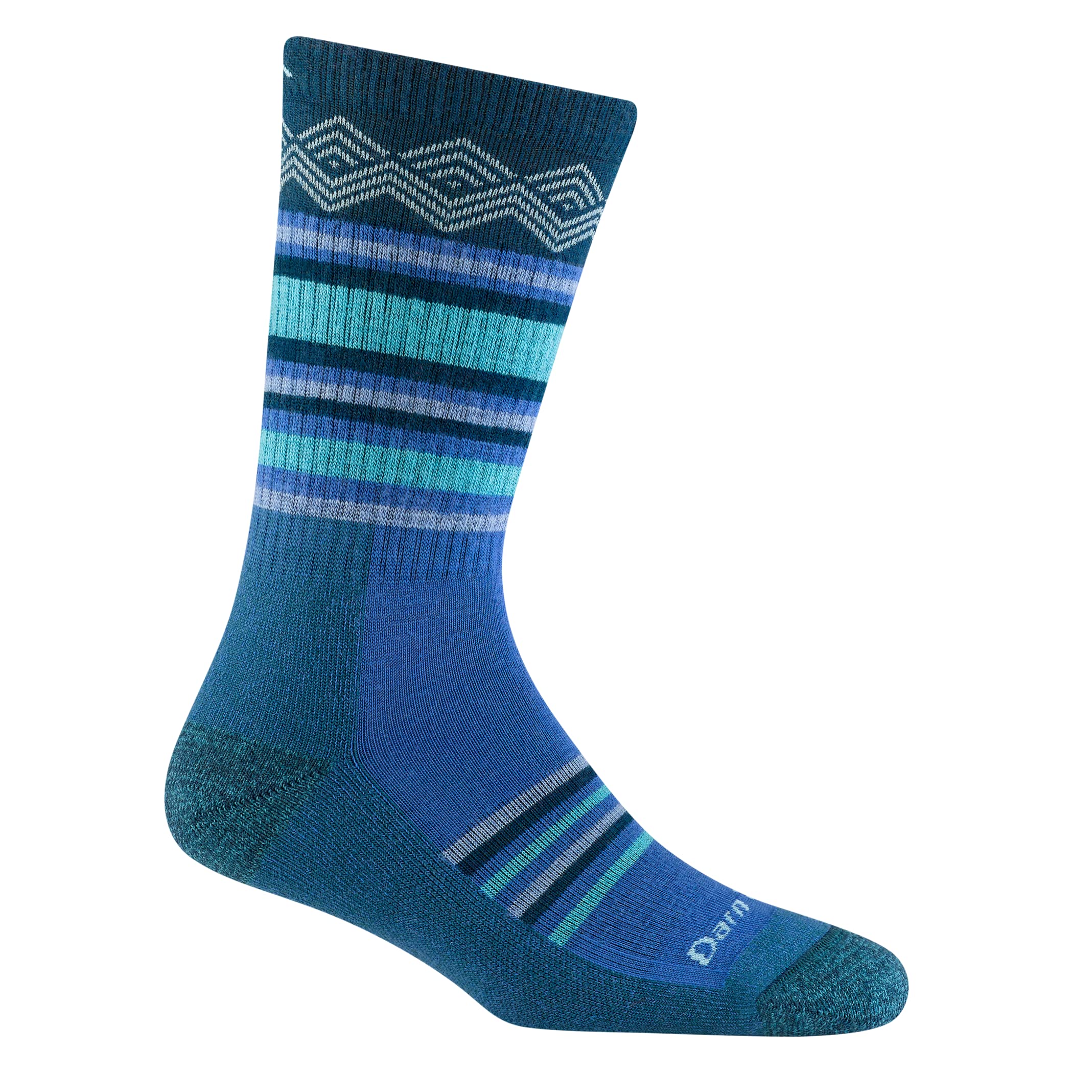 Darn Tough Ryder Boot Midweight with Cushion Sock (Style 5010) - Dark Teal, Large