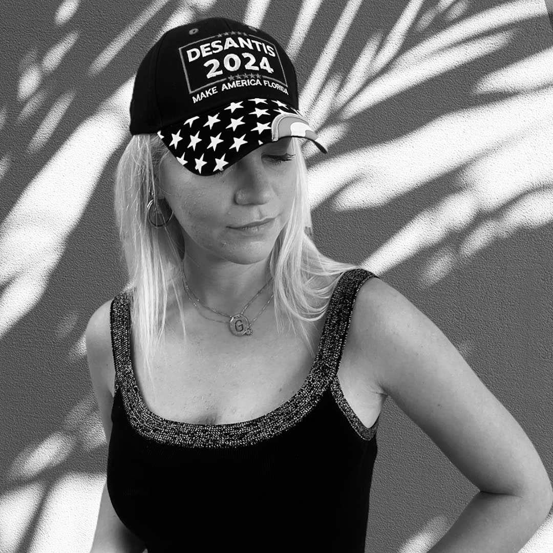 Desantis 2024 Hat Make America Florida Flamingo Election Cap Black