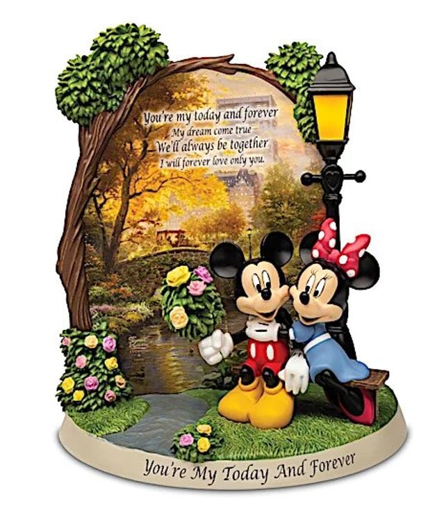 Disney Thomas Kinkade Studios Central Park Art Sculpture