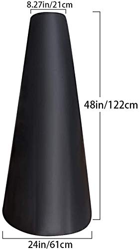 HERSENT Outdoor Patio Chiminea Cover Waterproof Protective Chimney Fire Pit Heater Cover for Outdoor Garden Backyard HZC69