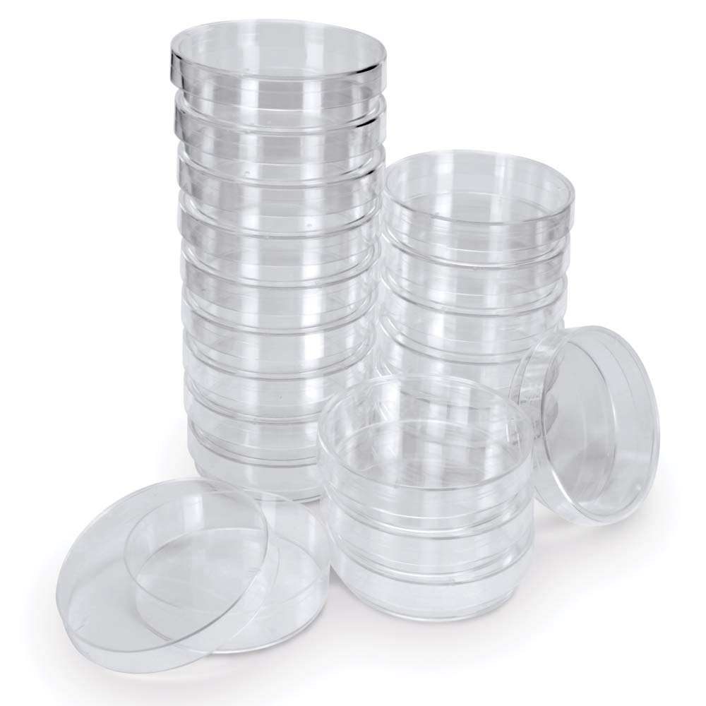 Petri Dishes, Polystyrene, Disposable, Sterile, 100 X 10 Mm, Pack Of 30
