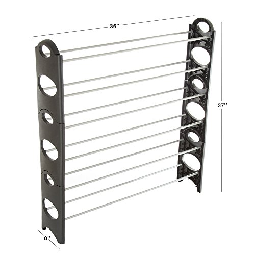 Home-Complete 6-Tier Stackable Shoe Rack