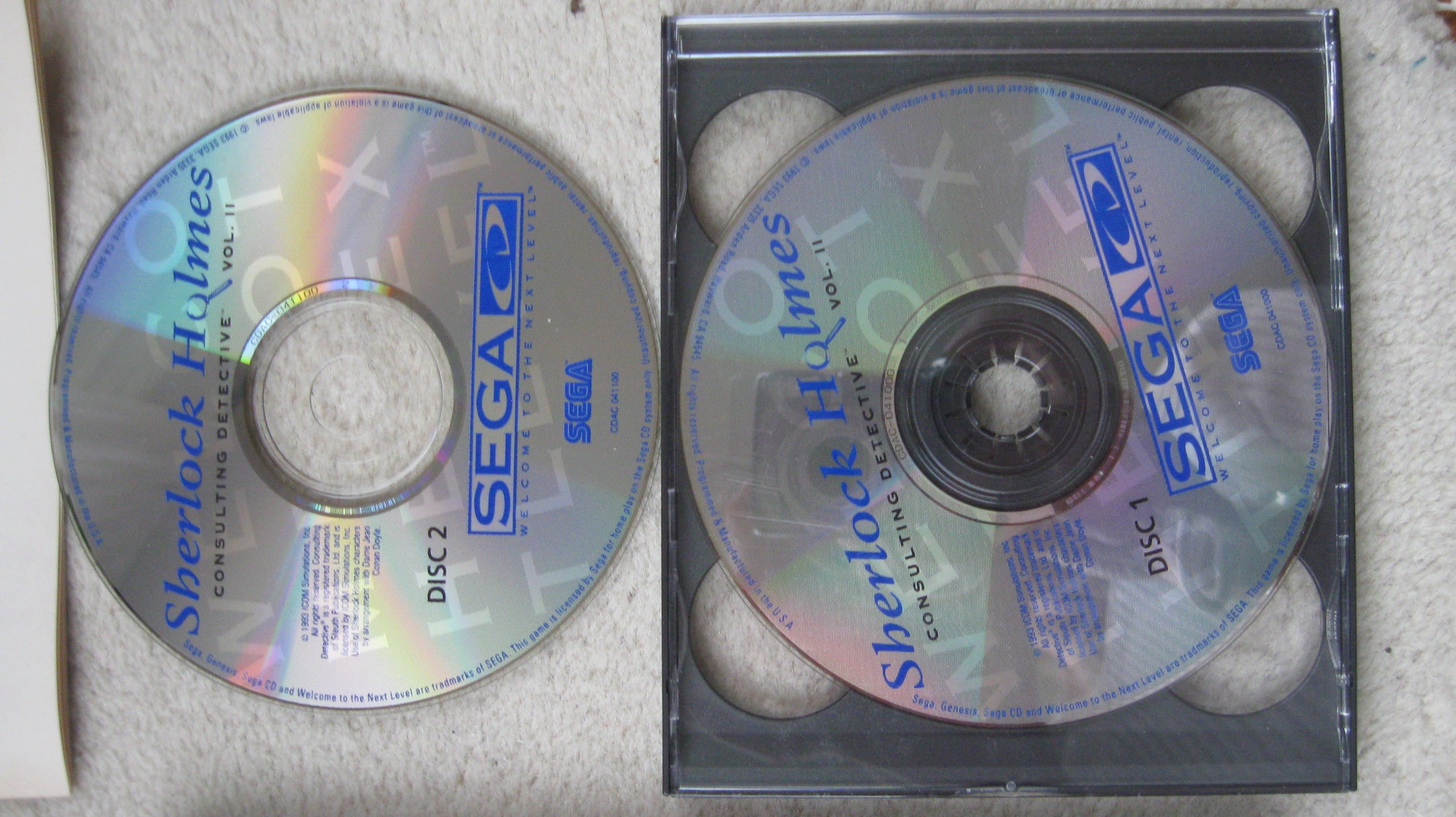 Sherlock Holmes: Consulting Detective -- Volume 2 (Sega CD)