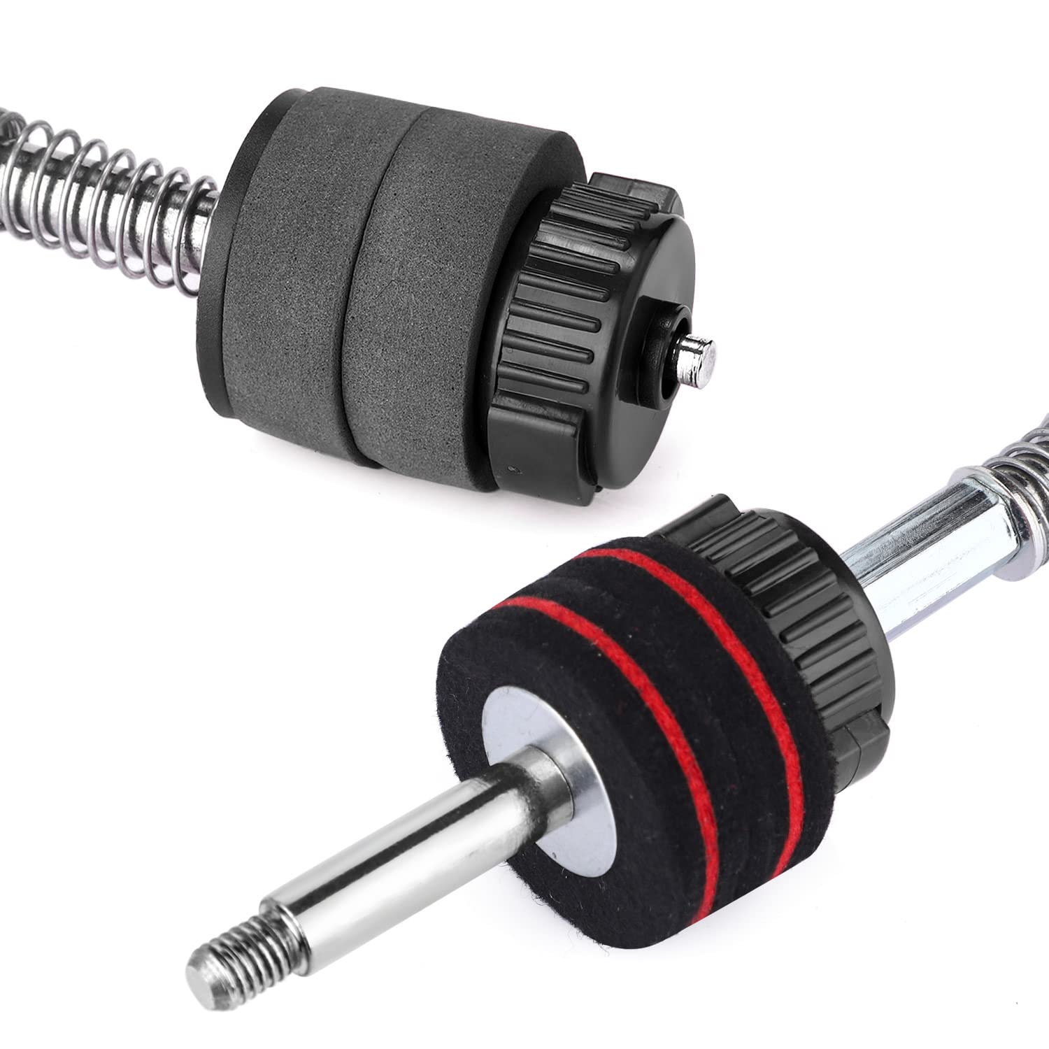 Facmogu Black Cymbal Stacker, Heavy Duty Hi Hat Cymbal Clutch Stand Post for Percussion Instrument, Hi hat Cymbal Clutch Double Layer Stacker for Jazz Drum Accessories Percussion Parts