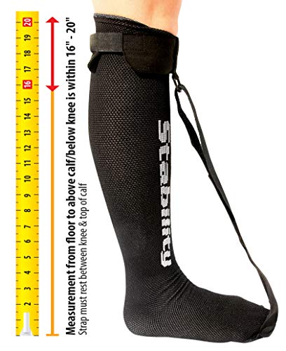 StrictlyStability Single Strap Night Sock for Plantar Fasciitis and Achilles Tendonitis (Regular)