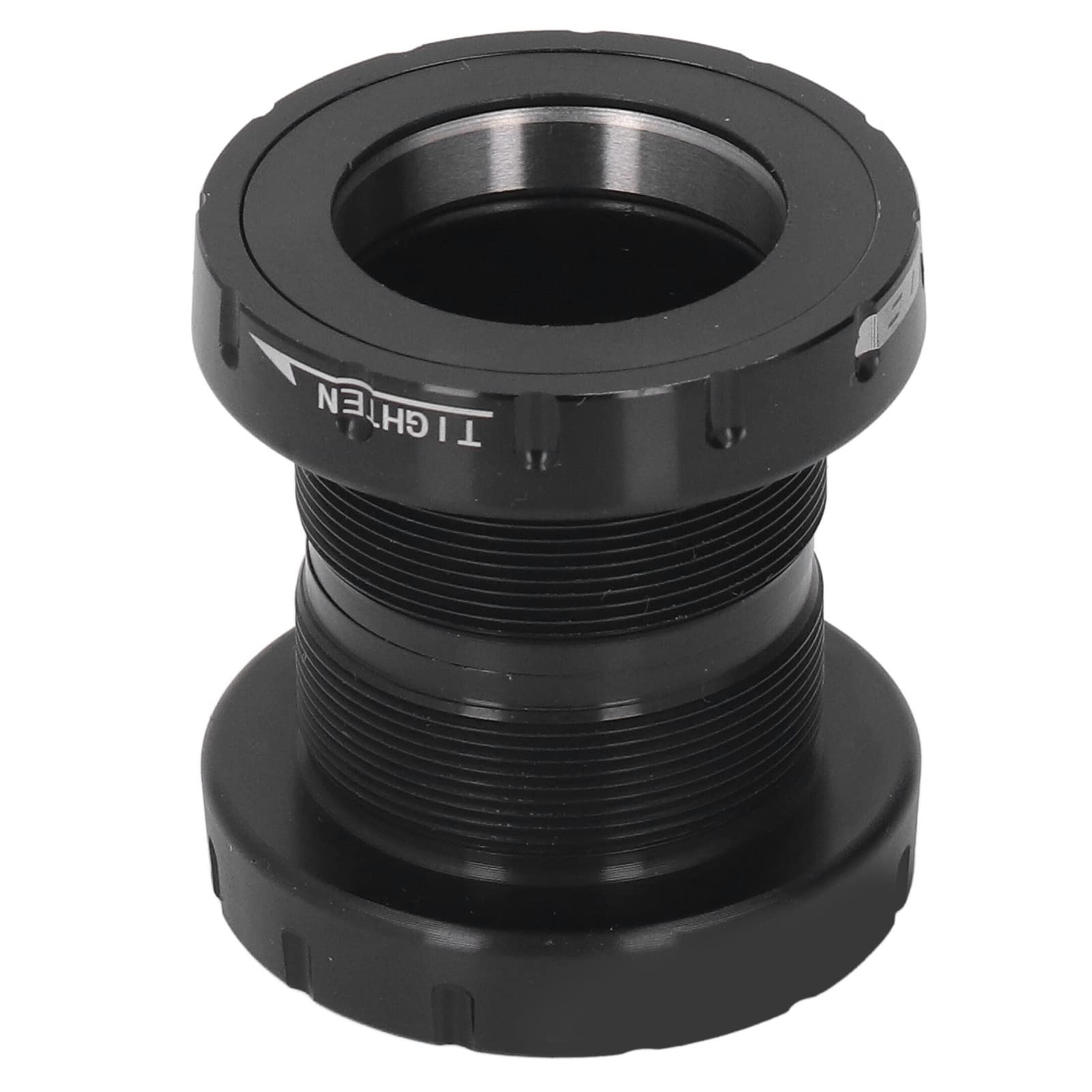 DAUERHAFT Mountain Bike Center Shaft, Exquisite Aluminum Alloy Lightweight Bike Threaded Bottom Bracket for Road Bikes