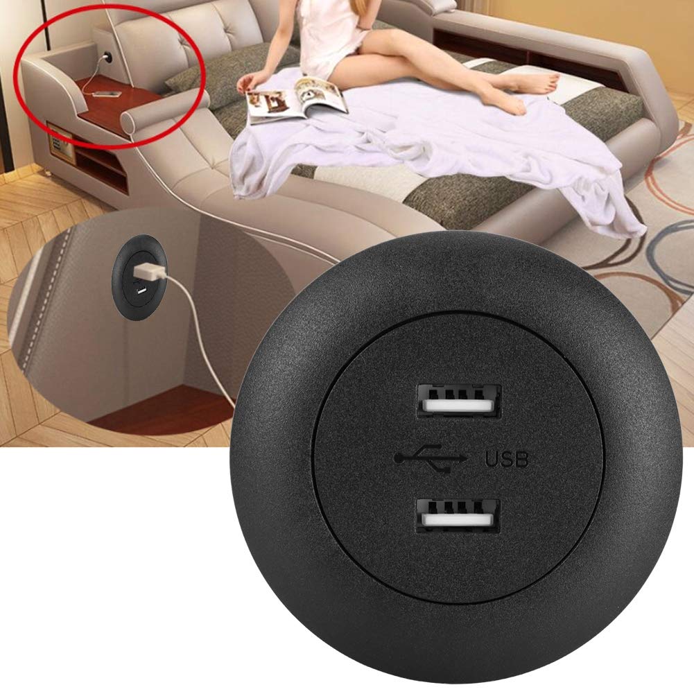 NDNCZDHC Sofa Dual USB Charger, Power Socket Dual USB Phone Charging Ports or Power Recliner Chair, Electric Sofa, Phone Charging Port for Home