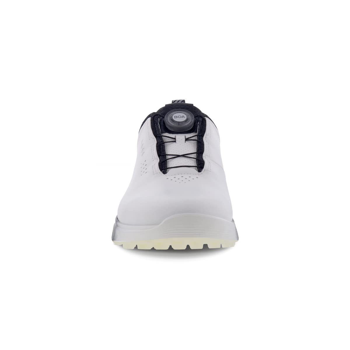 ECCO Men's S-Three BOA Gore-TEX Waterproof Hybrid Golf Shoe, White/Regatta, 6-6.5