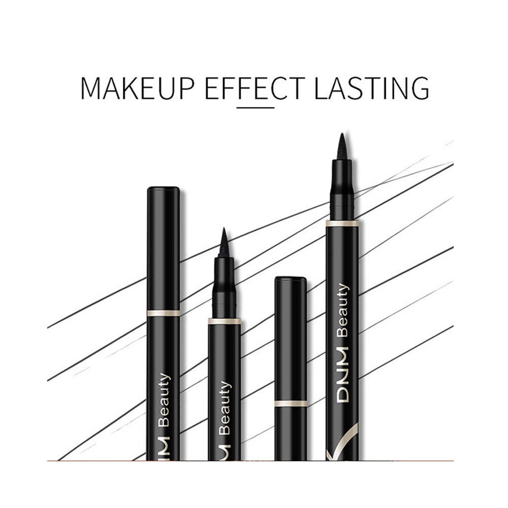 DNM Cat Eye Makeup Waterproof Neon Colorful Liquid Eyeliner Pen Make Up Comestics Long-lasting Black Eye Liner Pencil Makeup Tools (green)