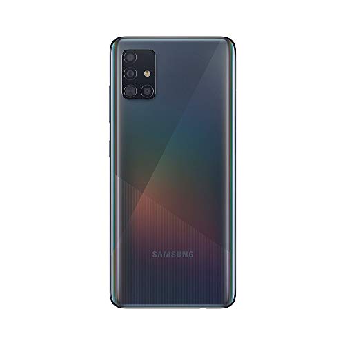 SAMSUNG Galaxy A51 A515F 128GB DUOS GSM Unlocked Phone w/Quad Camera 48 MP + 12 MP + 5 MP + 5 MP (International Variant/US Compatible LTE) - Prism Crush Black