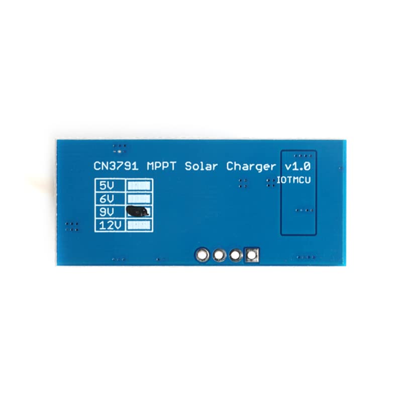 EC Buying 2Pcs CN3791 Charger Module 1S 3.7V 4.2V Lithium Battery Charging Board MPPT Solar Controller Charging Board 6V Solar Panel Charger Board with Cables