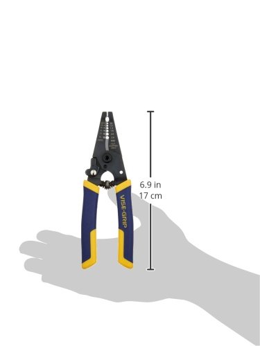IRWIN VISE-GRIP Wire Stripping Tool / Wire Cutter, 6-Inch (2078316)