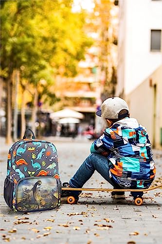 Trail maker Picture Changing Lenticular Dinosaur Backpack for Boys – Elementary and Middle School Hologram Backpack (Dinos 4)