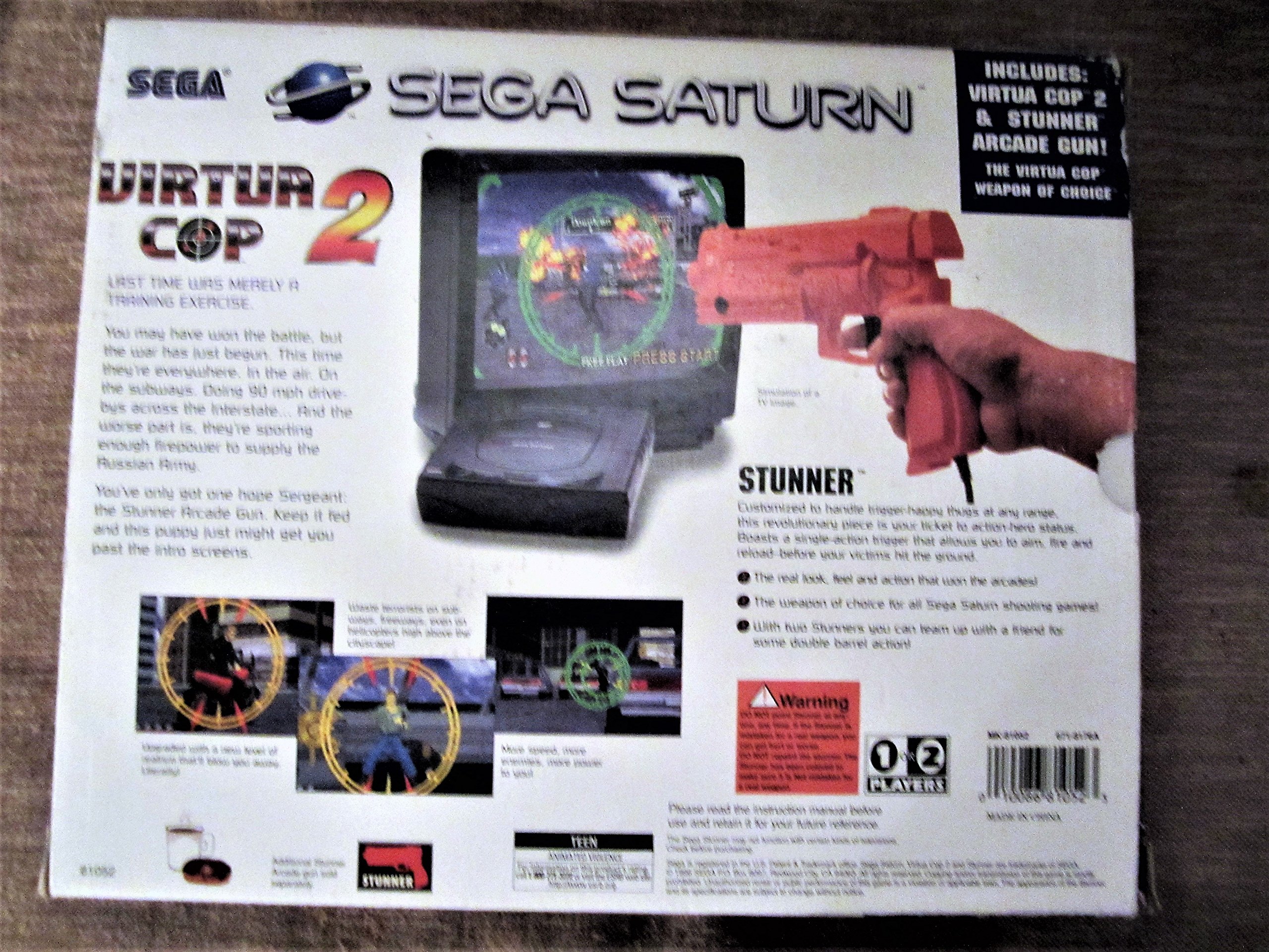 Virtua Cop 2 w/ Stunner - Sega Saturn