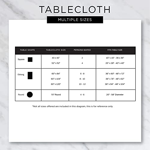 DII Buffalo Check Collection, Classic Farmhouse Tablecloth, Tablecloth, 52x52, Pink & White