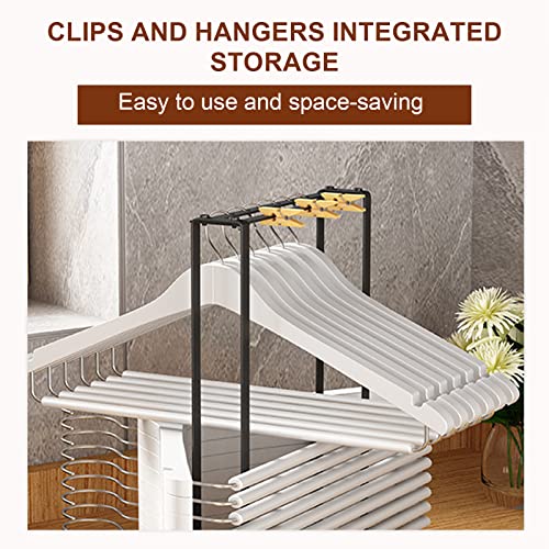 MISNODE Clothes Hanger Holder Hanger Organizer 7x6x11 inch Carbon Steel Hanger Storage Hanger Rack Hanger Caddy for Laundry Dry Cleaning Room