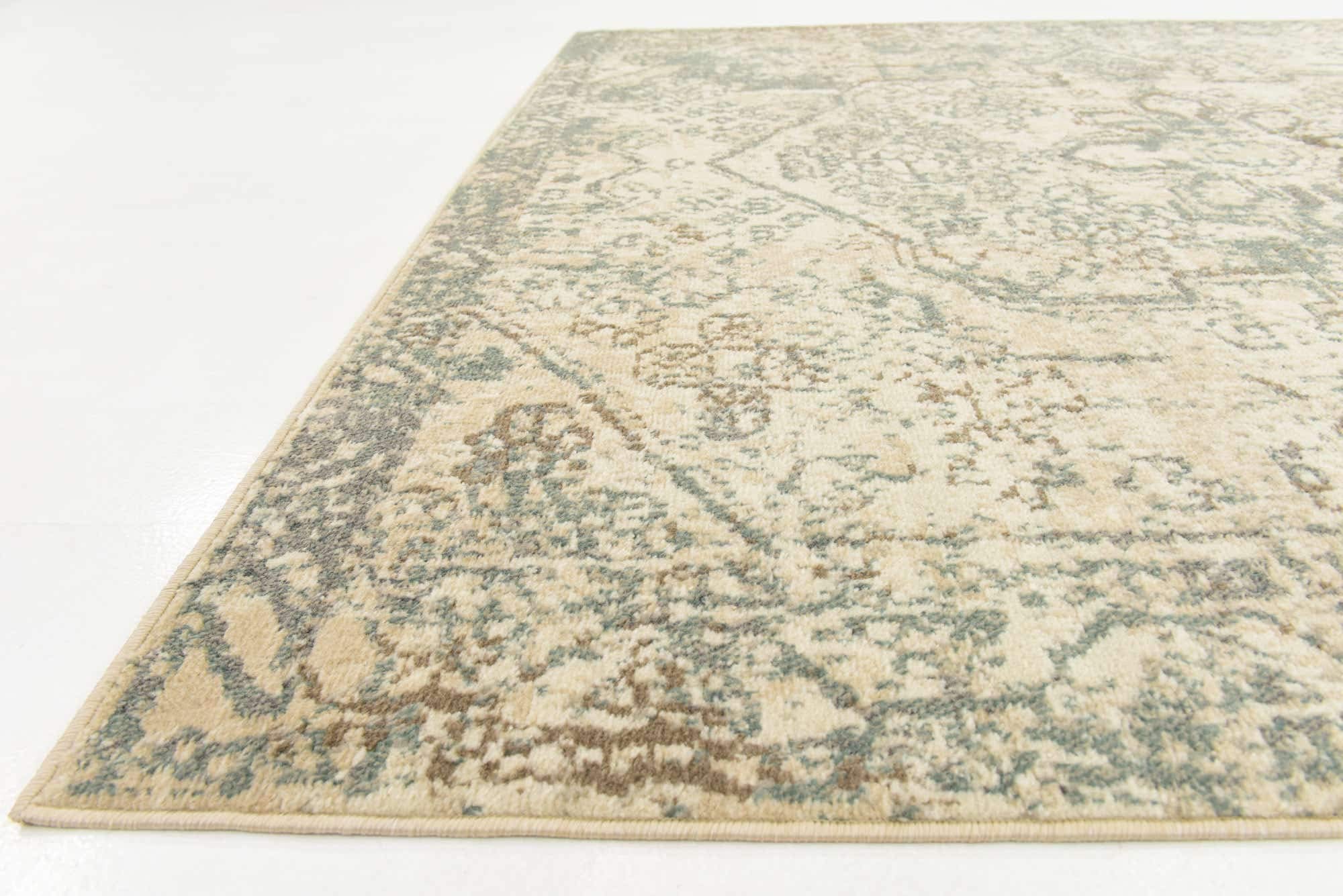 Unique Loom Tuareg Collection Area Rug - Sandstorm (8'Square, Multi/ Gray)