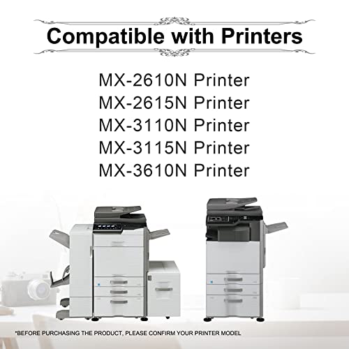 MANDBOY Compatible Replacement for Sharp MX-36 MX-36NTBA Toner Cartridge (Black), Work with MX-2610N 3110N 3115N 3610N Printer Toner Cartridge, 1-Pack