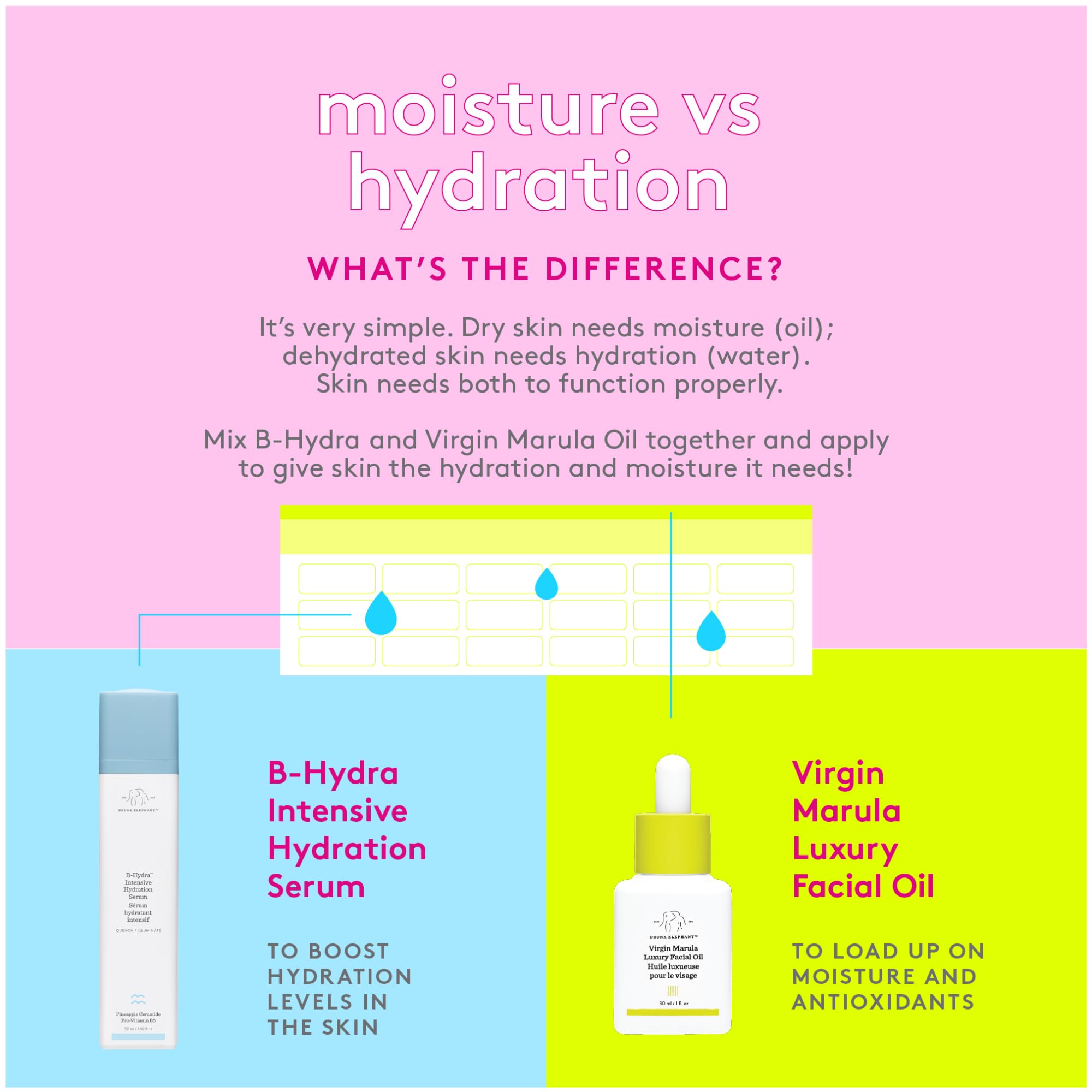 Drunk Elephant B-Hydra Intensive Hydration Serum .27 oz