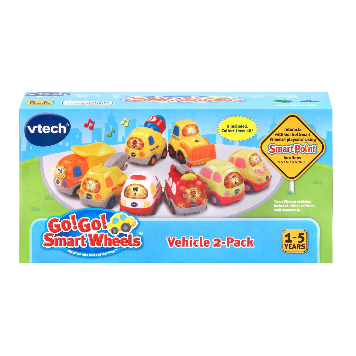VTech Go! Go! Smart Wheels Garbage Truck and Excavator