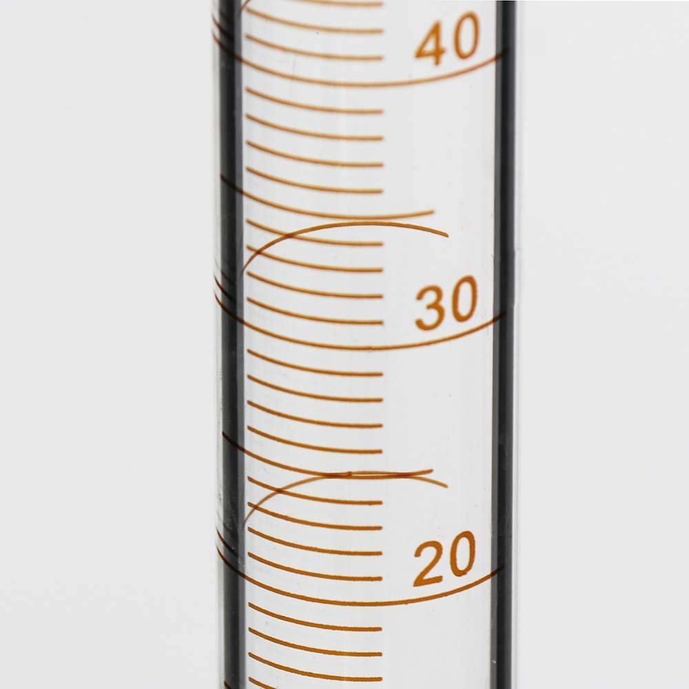 ULAB Scientific Thick Glass Graduated Measuring Cylinder Set, 2 Sizes 100ml 250ml 3.4oz 8.5oz, 3.3 Borosilicate, Hexagonal Base, UMC1005