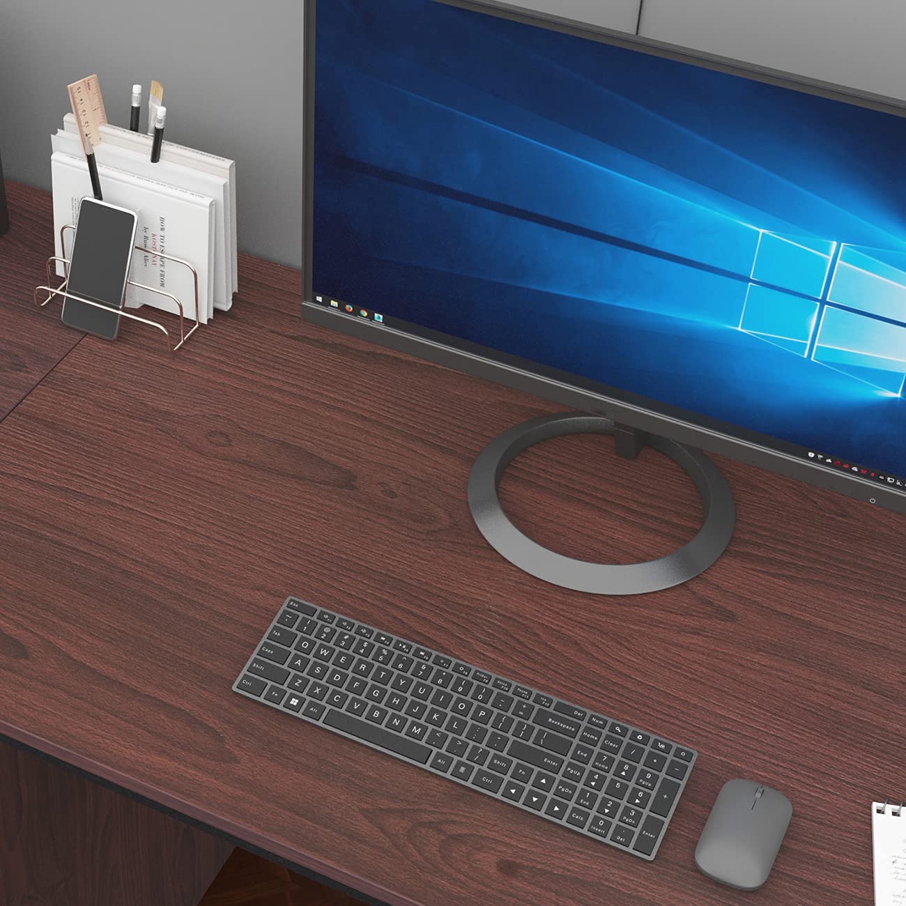 DlandHome Double Computer Storage Desk 78 inches Extra Large Home Office Desk Multifunction Gaming Table Workstation for Home Office, Walnut LD-H01WA