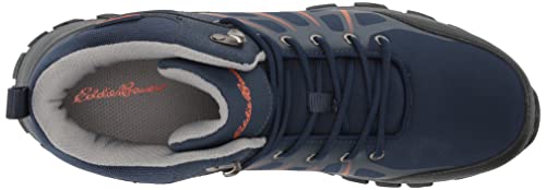 Eddie Bauer Summit Mid Ankle Hiking Boots | Water Resistant, Multi-Terrain Lugs Reinforced & Sturdy Design Rubber Traction Outsole Cradled Footbed